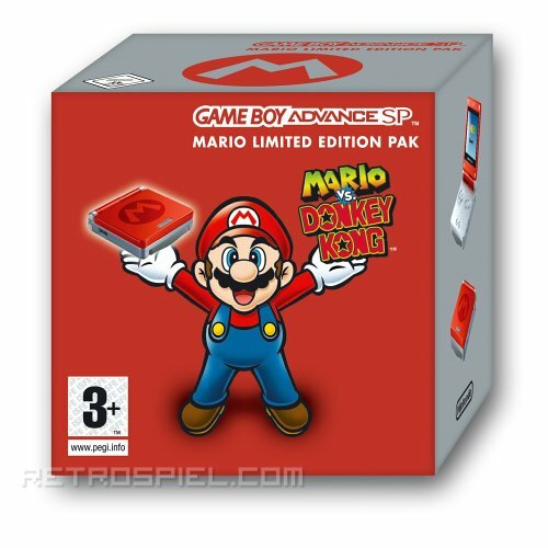 Nintendo Game Boy Advance SP Mario Limited Edition Pak - Nintendo Game ...