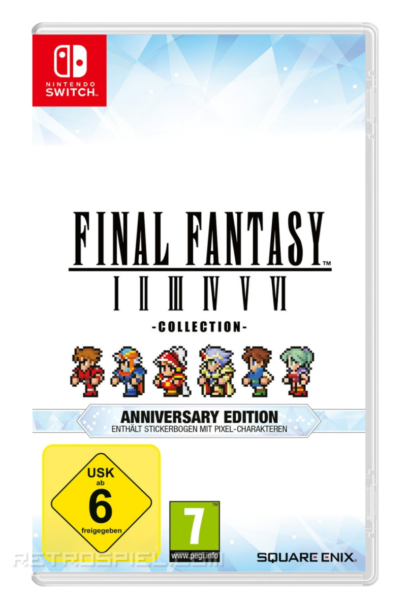 Final Fantasy I, II, III, IV, V, VI Collection - Anniversary Edition ...