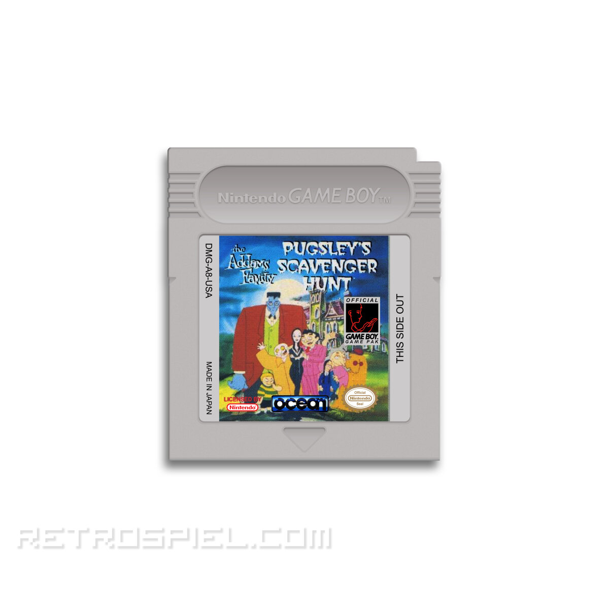 Addams Family: Pugsley's Scavenger Hunt - Nintendo Game Boy ...